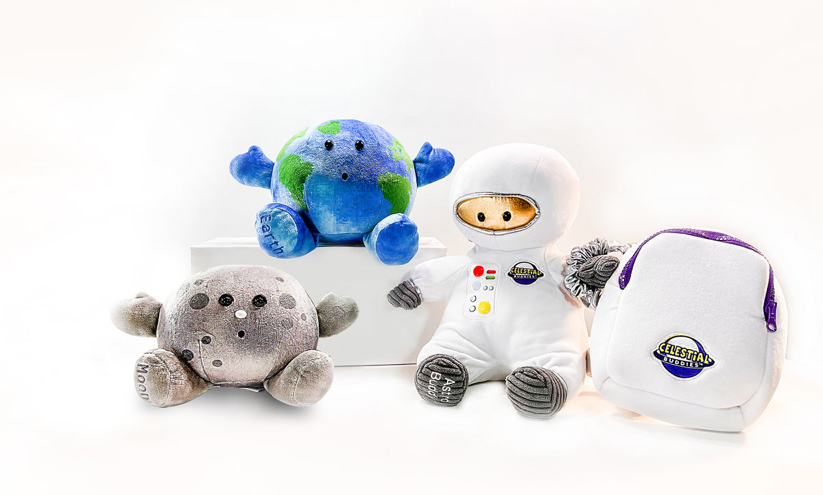 Little Earth, Moon, and AstroBuddy – Celestial Buddies