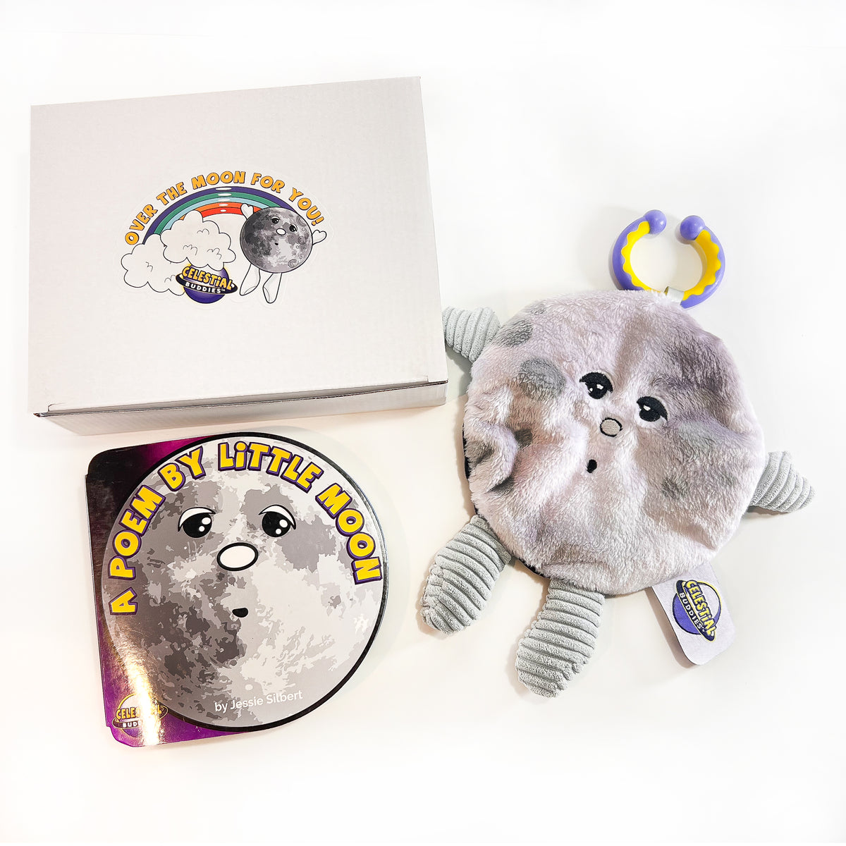 Moon Board Book & Crunch Bunch Gift Set – Celestial Buddies